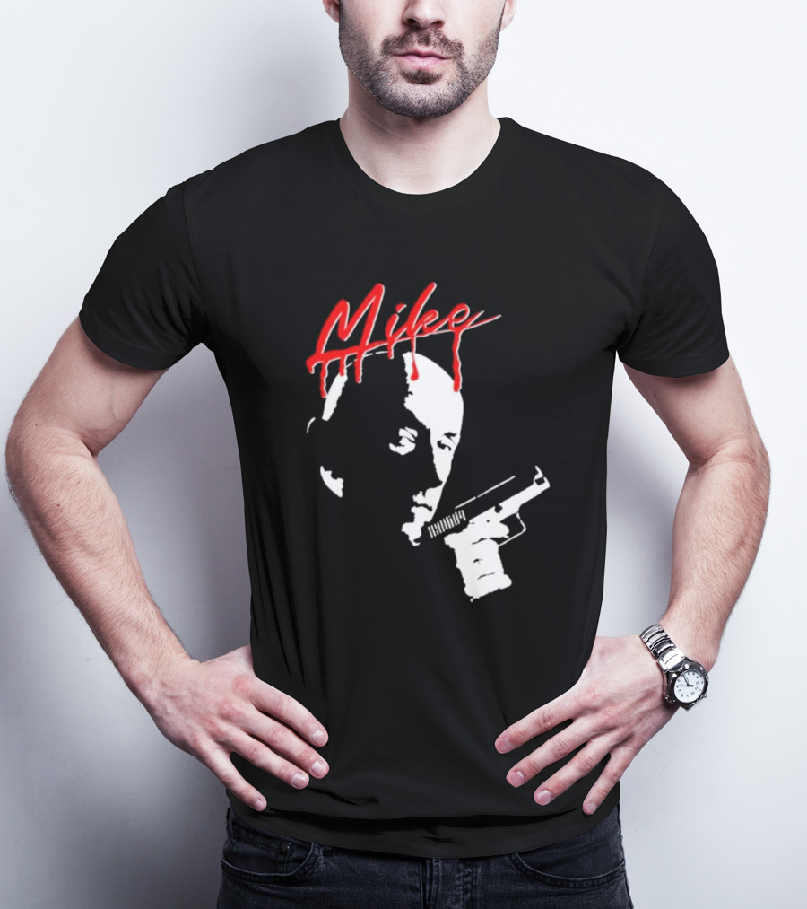 Mike Crime Noir Gunman T-Shirt
