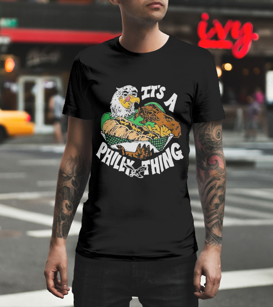 Philadelphia Eagles It's A Philly Thing Homage NFL X Guy Fieri's Flavortown T-Shirt