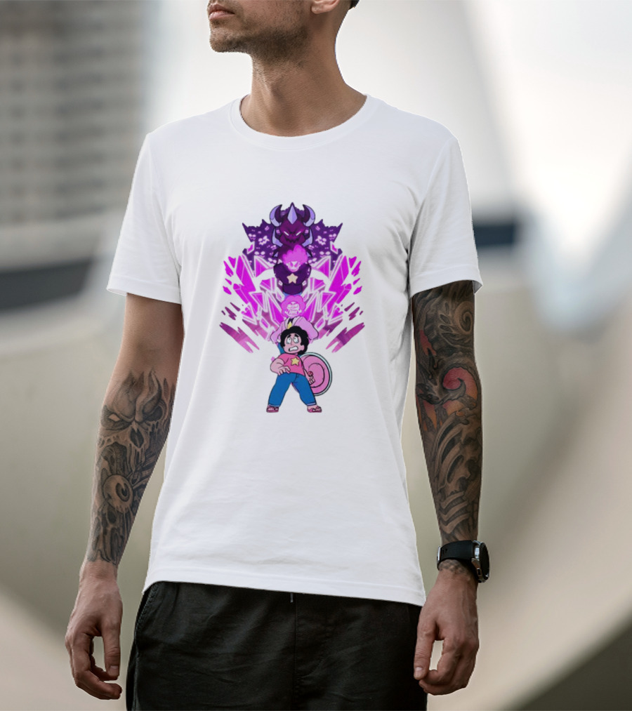 Jakeneutron Steven Universe Dark Fusion Transformation T-Shirt