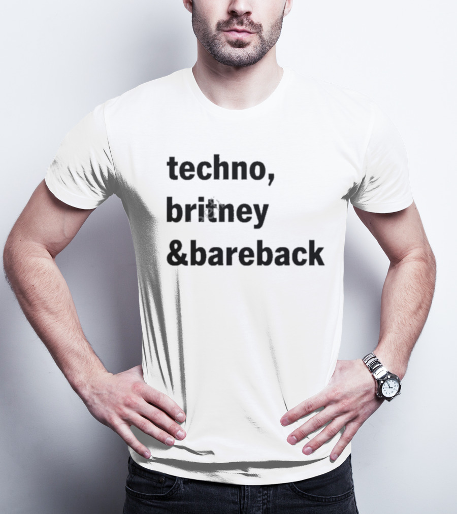 Martiijnn Techno Britney Bareback T-Shirt