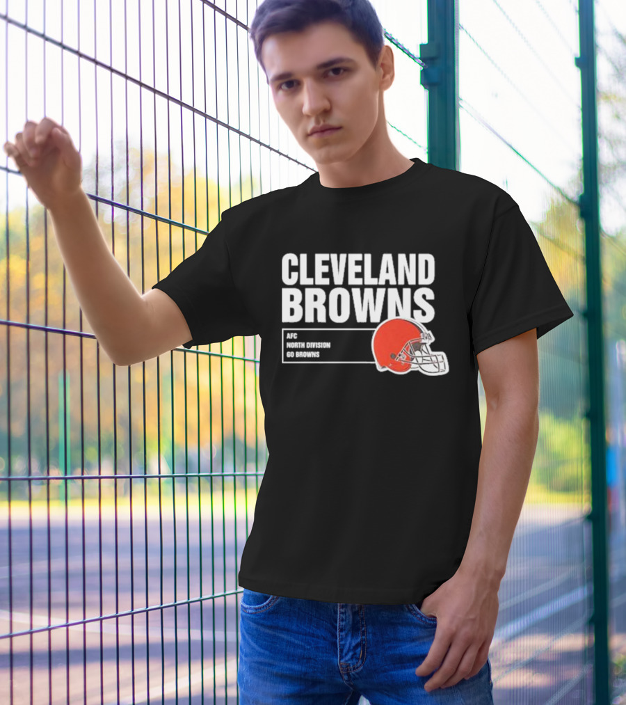 Cleveland Browns AFC North Division Go Browns T-Shirt