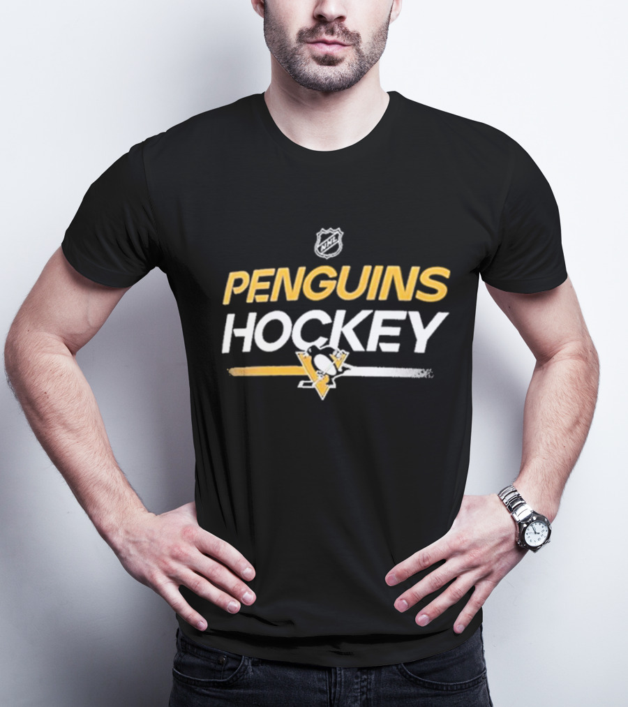 NHL Penguins Hockey Pittsburgh Penguins Authentic Pro Primary Replen T-Shirt