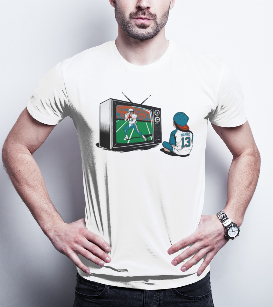 Youth Idols Watching Marino 13 Football Legend T-Shirt