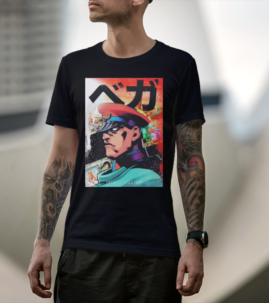 Street Fighter M Bison Vega T-Shirt