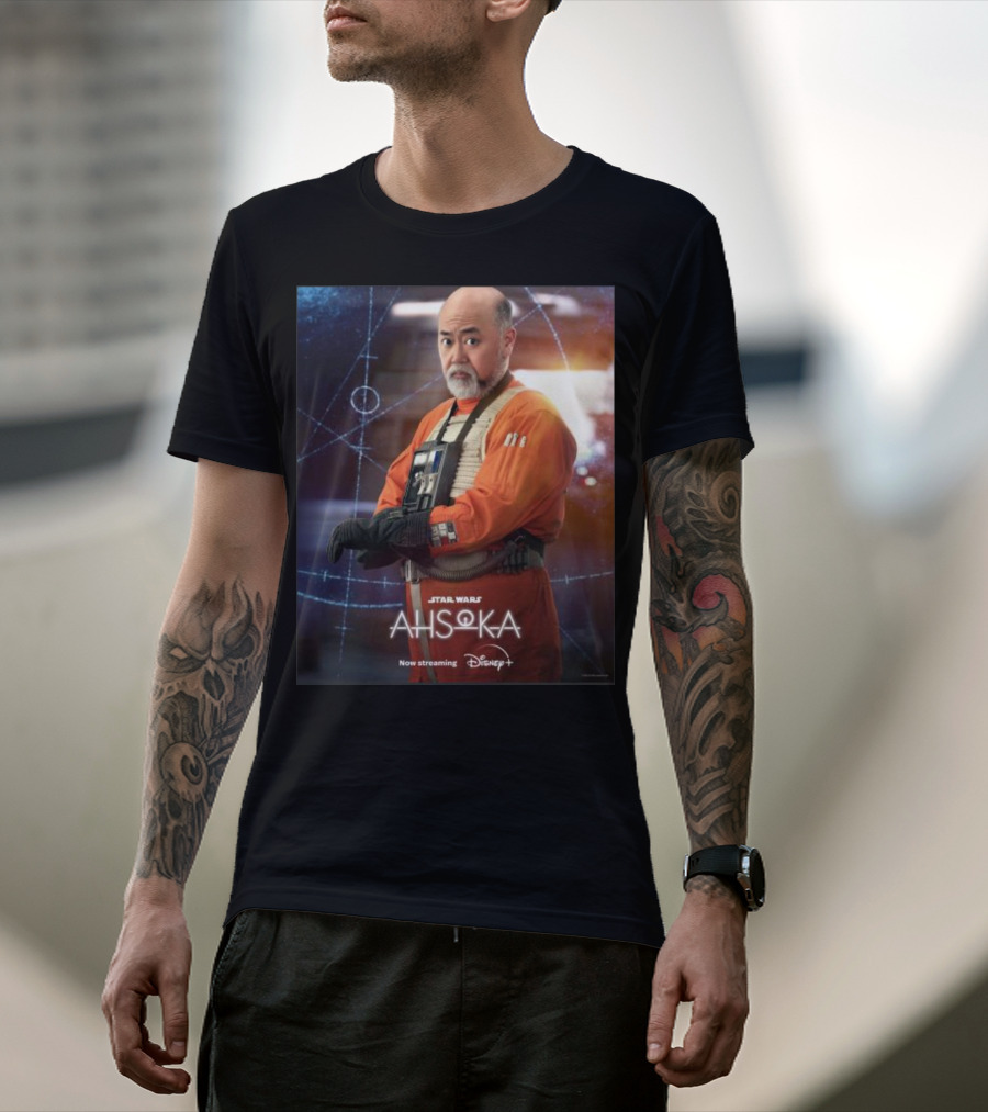 Ahsoka Carson Teva Character Star Wars Disney Plus Now Streaming T-Shirt