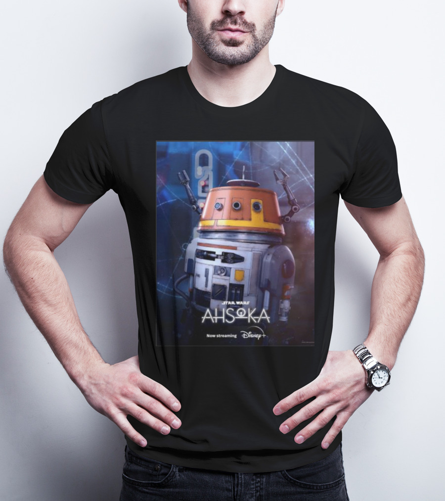 Star Wars Ahsoka Chopper Droid Character Now Streaming Disney+ T-Shirt