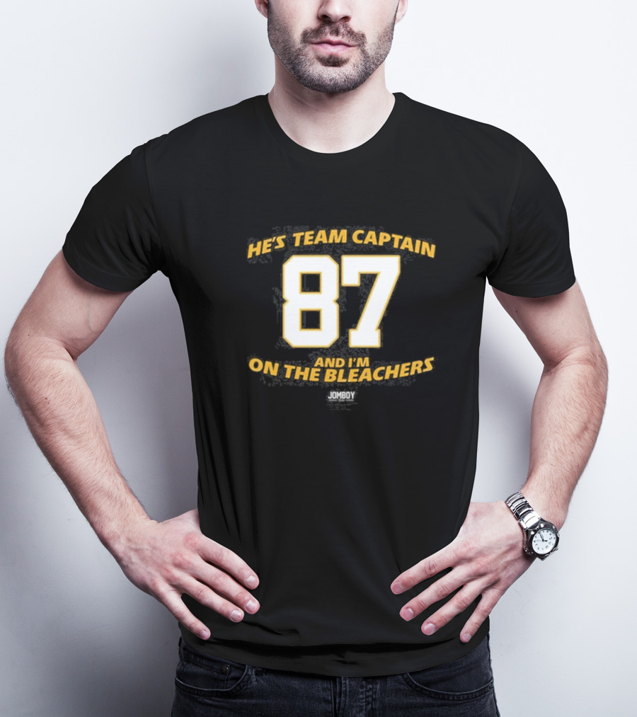 He’s Team Captain 87 And I’m On The Bleachers Jomboy T-Shirt