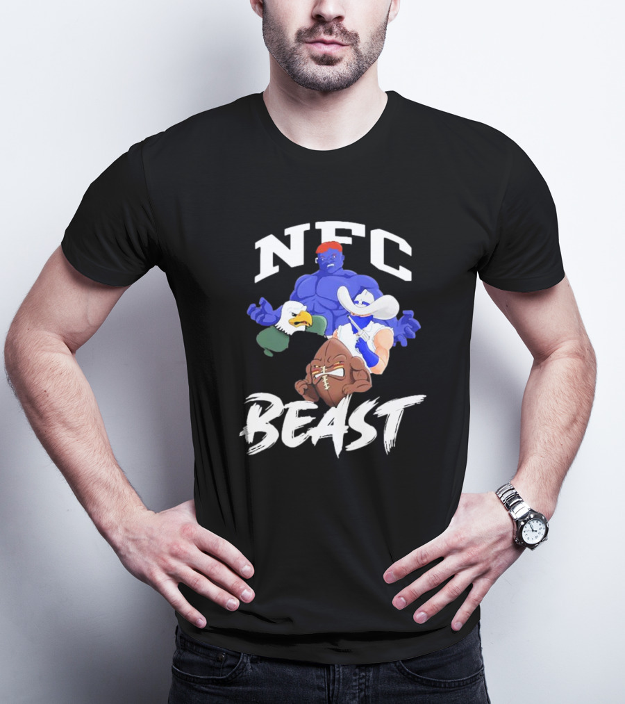 NFC Beast Football Characters And Mascots T-Shirt