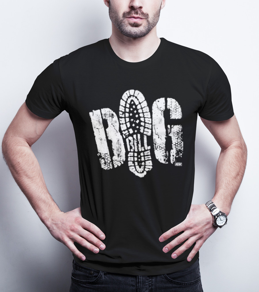 Big Bill AEW Boot Stomp Print T-Shirt