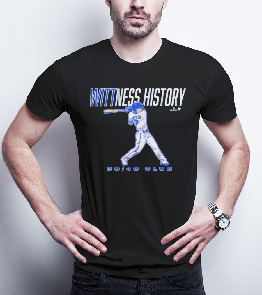 Wittness History Bobby Witt Jr 30/40 Club T-Shirt