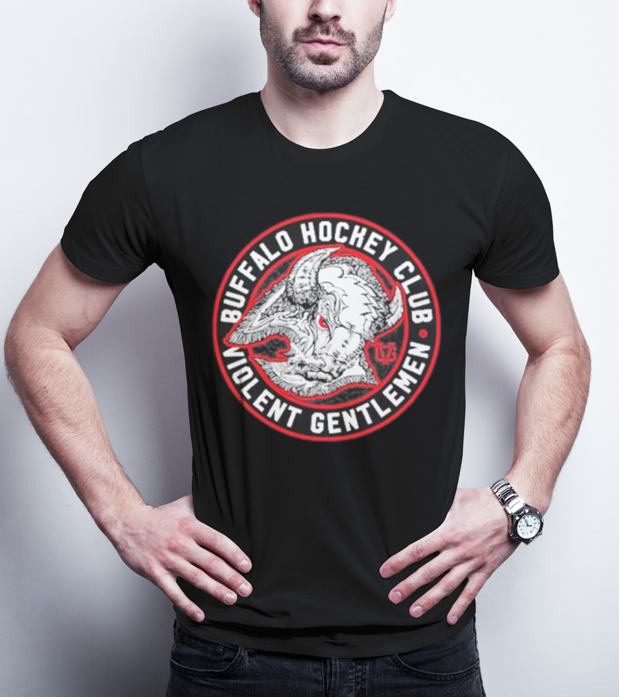 Buffalo Hockey Club Violent Gentlemen VGSkull T-Shirt