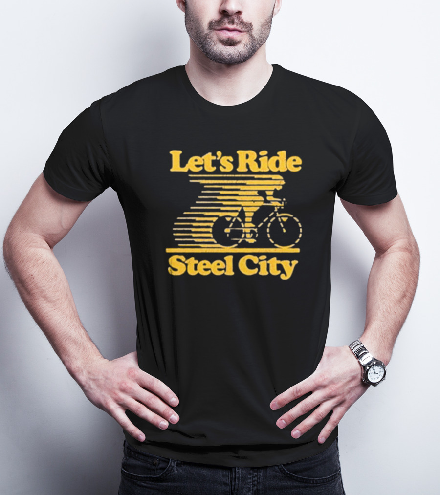 Let's Ride Steel City Cycling Adventure T-Shirt