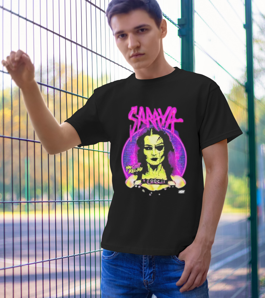 Saraya You Can't Kill Me Neon Halloween T-Shirt