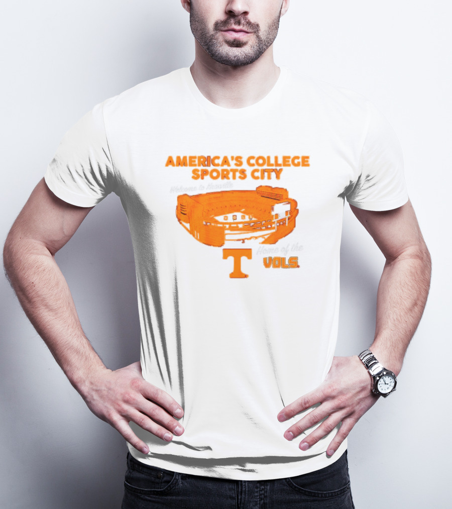 America’s College Sports City Neyland Stadium Tennessee Volunteers Home Of The Vols T-Shirt