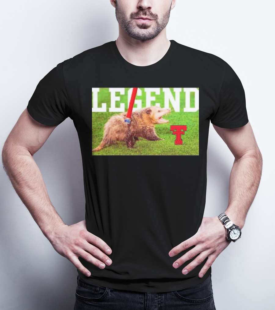 Opossum Legend Texas Tech Football T-Shirt