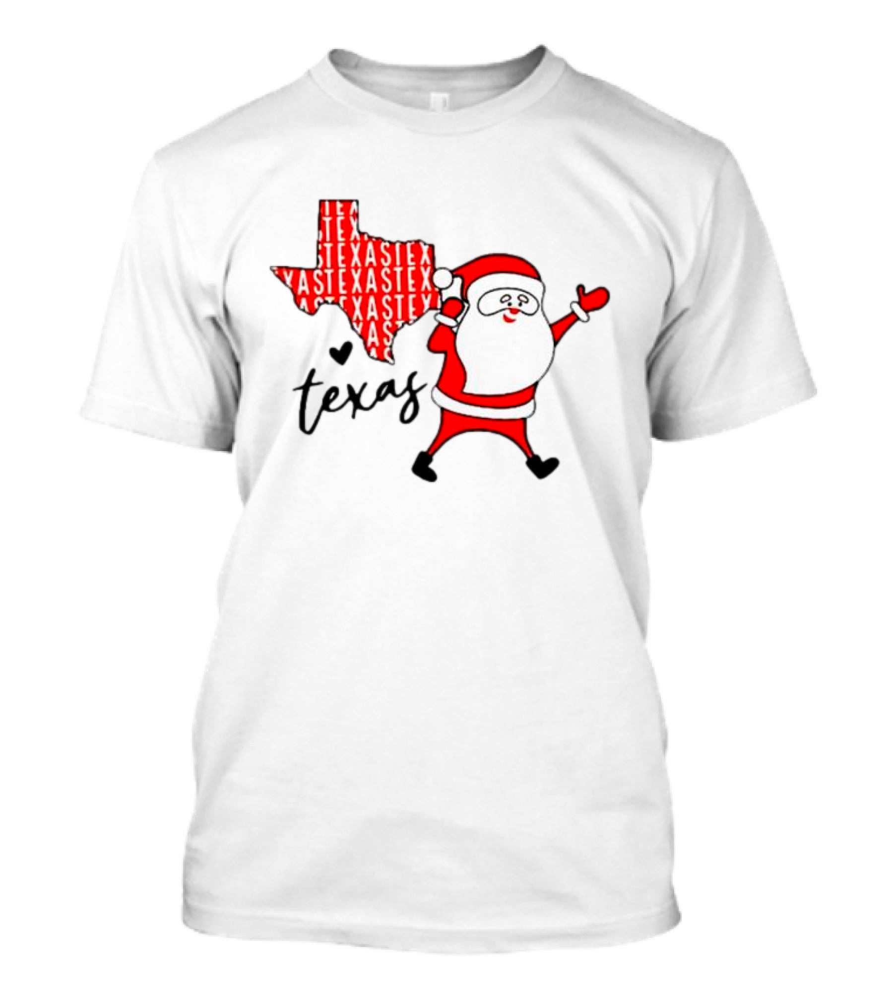 Texas Santa Claus Christmas Cheer T-Shirt