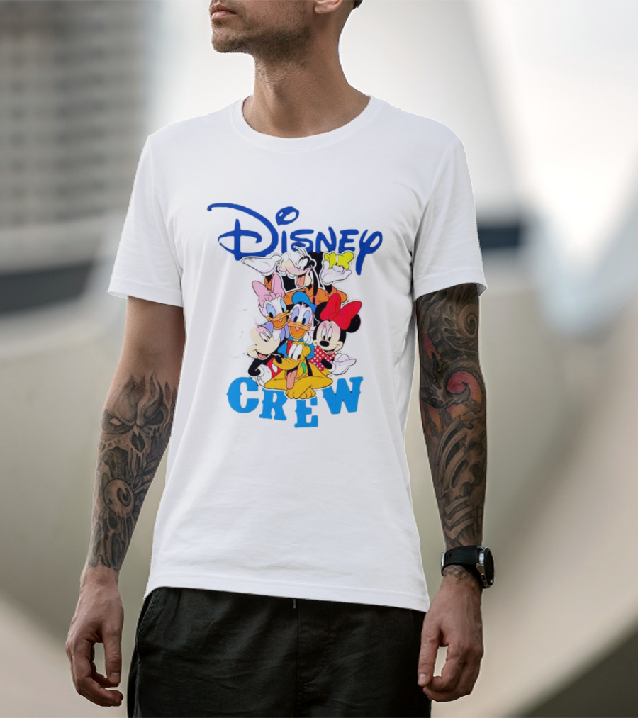 Disney Crew Mickey And Friends Group T-Shirt