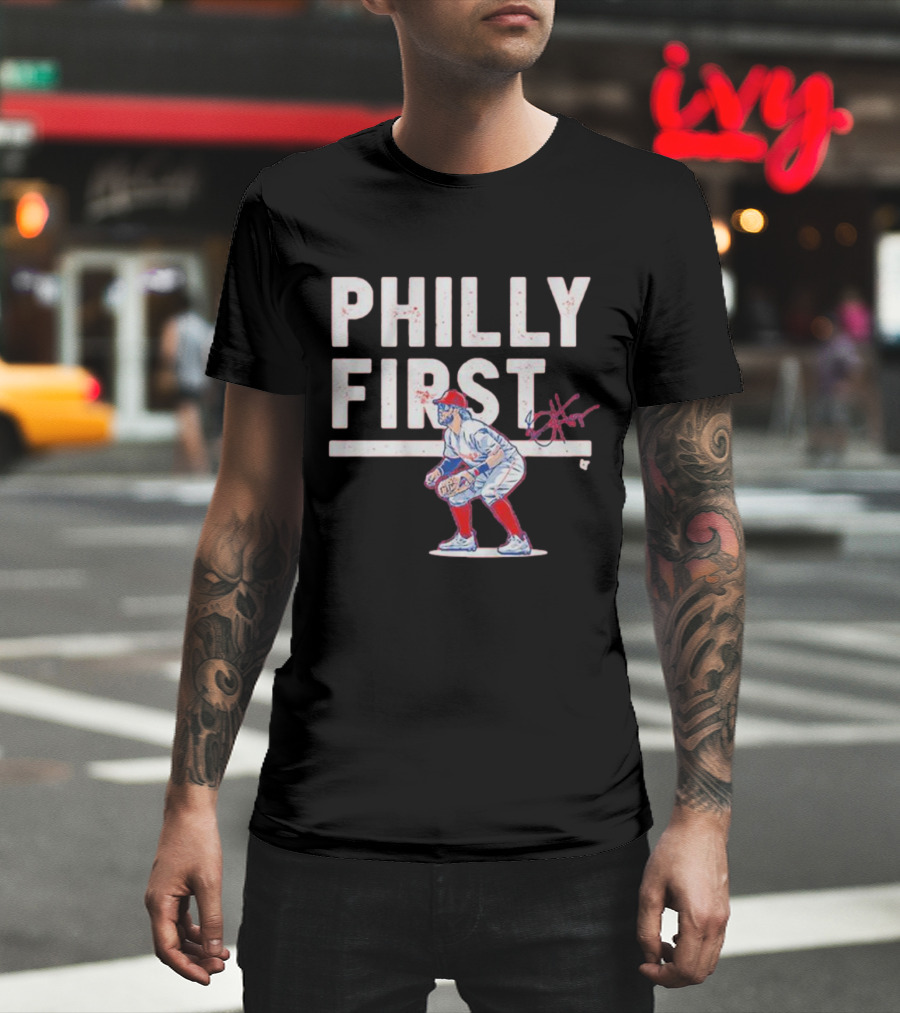 Bryce Harper Philly First Baseball Player T-Shirt