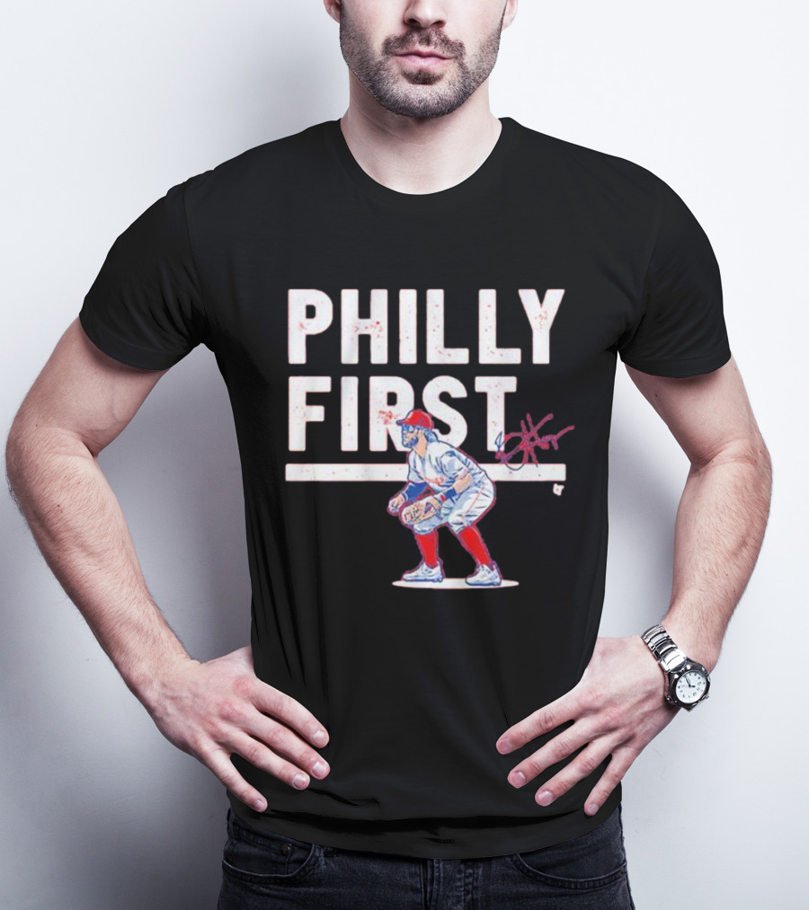 Bryce Harper Philly First Baseball Player T-Shirt