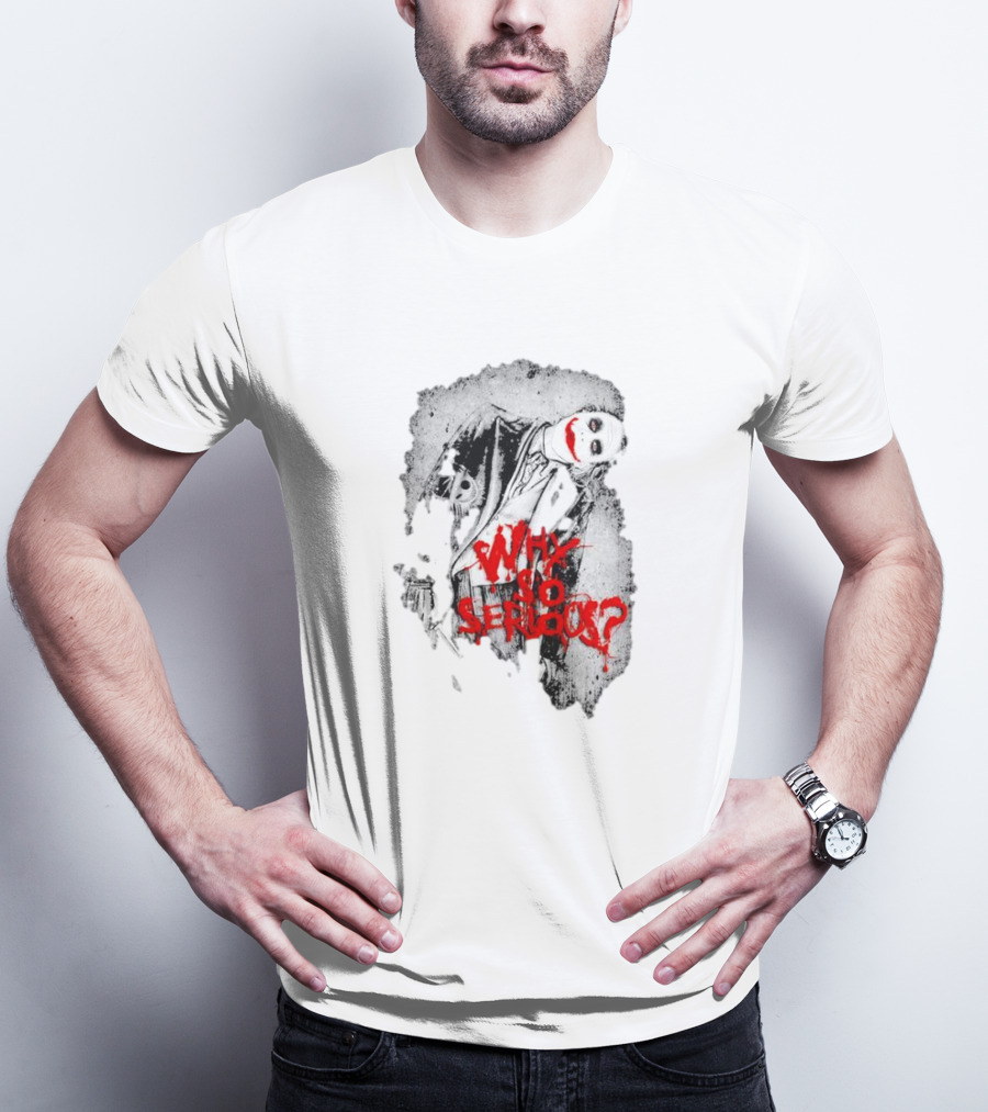 Why So Serious The Dark Knight Joker Halloween T-Shirt