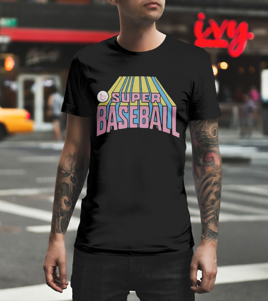 Topps Vintage Super Baseball Retro Graphics T-Shirt