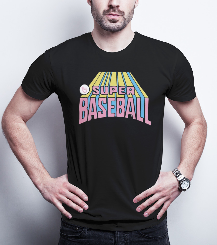 Topps Vintage Super Baseball Retro Graphics T-Shirt