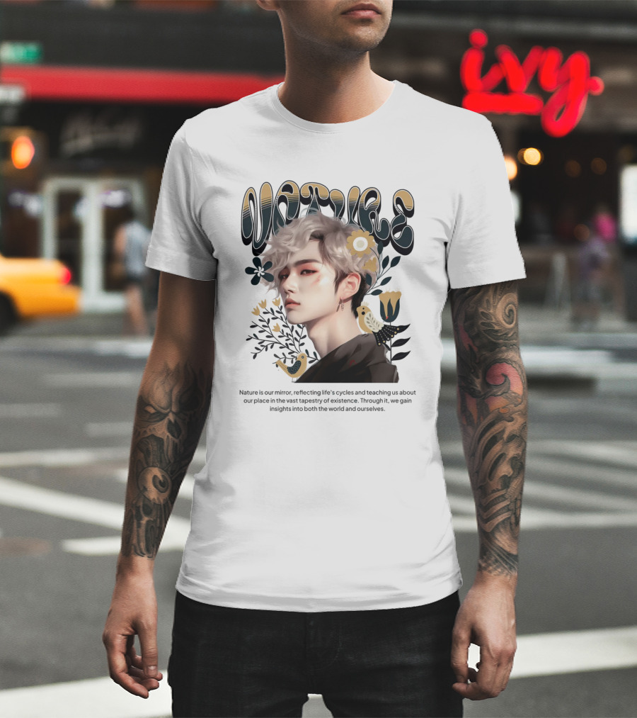 NATURE Floral Reflections Of Life And Existence T-Shirt