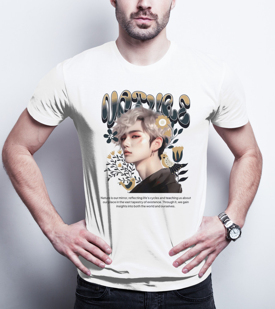NATURE Floral Reflections Of Life And Existence T-Shirt