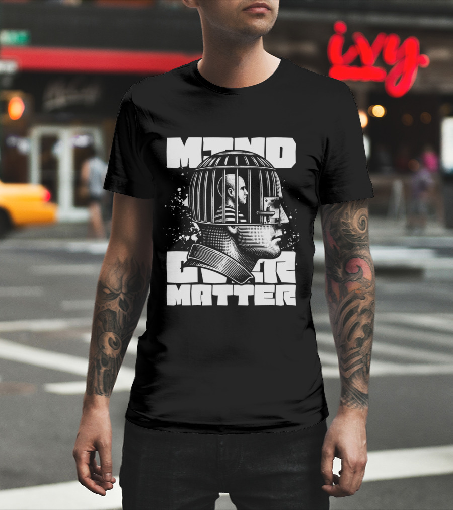 MIND OVER MATTER Prisoner Head T-Shirt