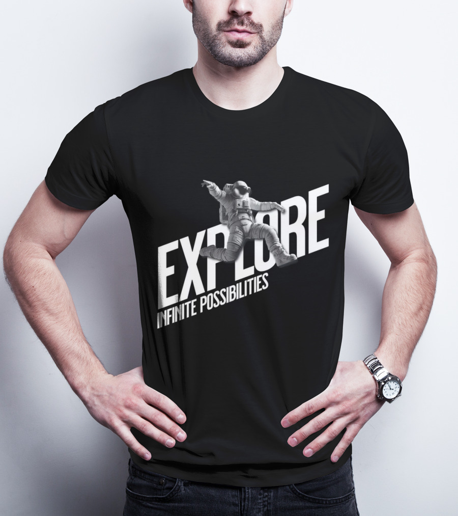 Explore Infinite Possibilities Astronaut T-Shirt