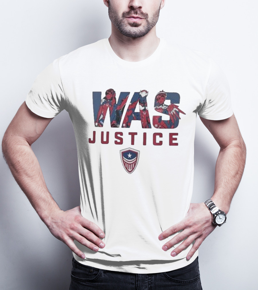 WAS Justice Washington Hero Shield T-Shirt