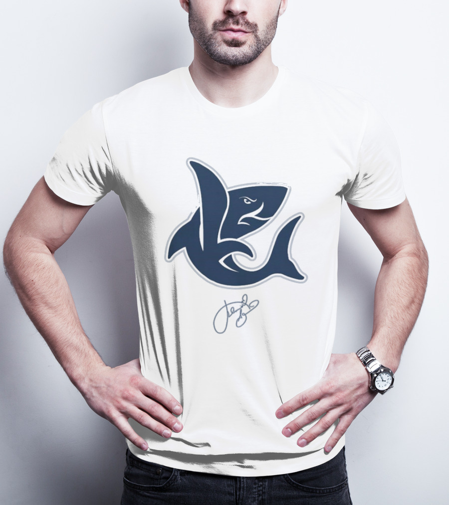 Kenny Gant Shark Dance Signature Dark Blue Shark T-Shirt