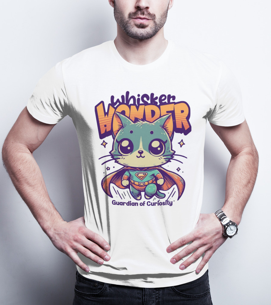 Whisker Wonder Guardian Of Curiosity T-Shirt