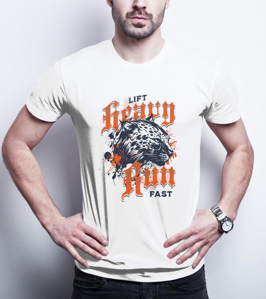 Lift Heavy Run Fast Jaguar T-Shirt