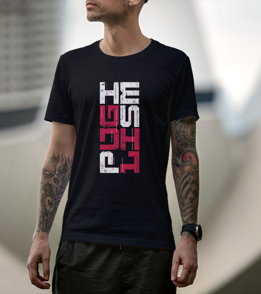 Pugilist Typographic Athletic Fight Sports T-Shirt