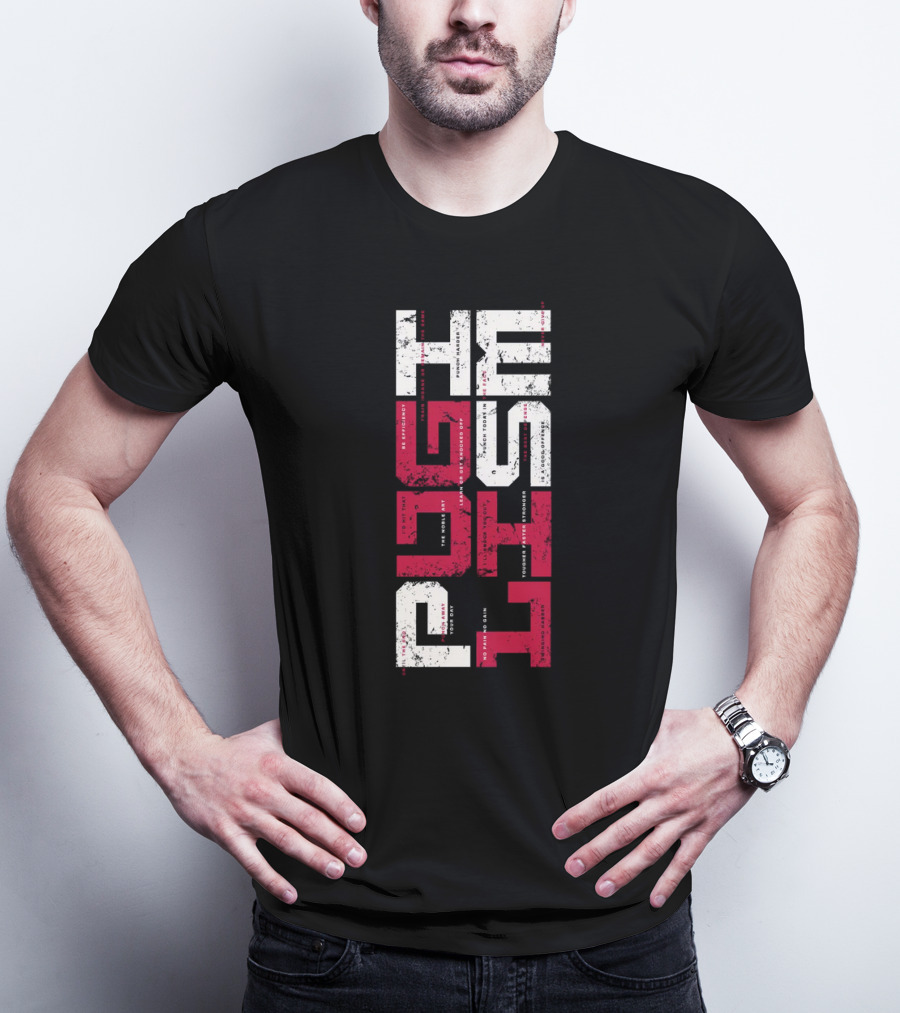 Pugilist Typographic Athletic Fight Sports T-Shirt
