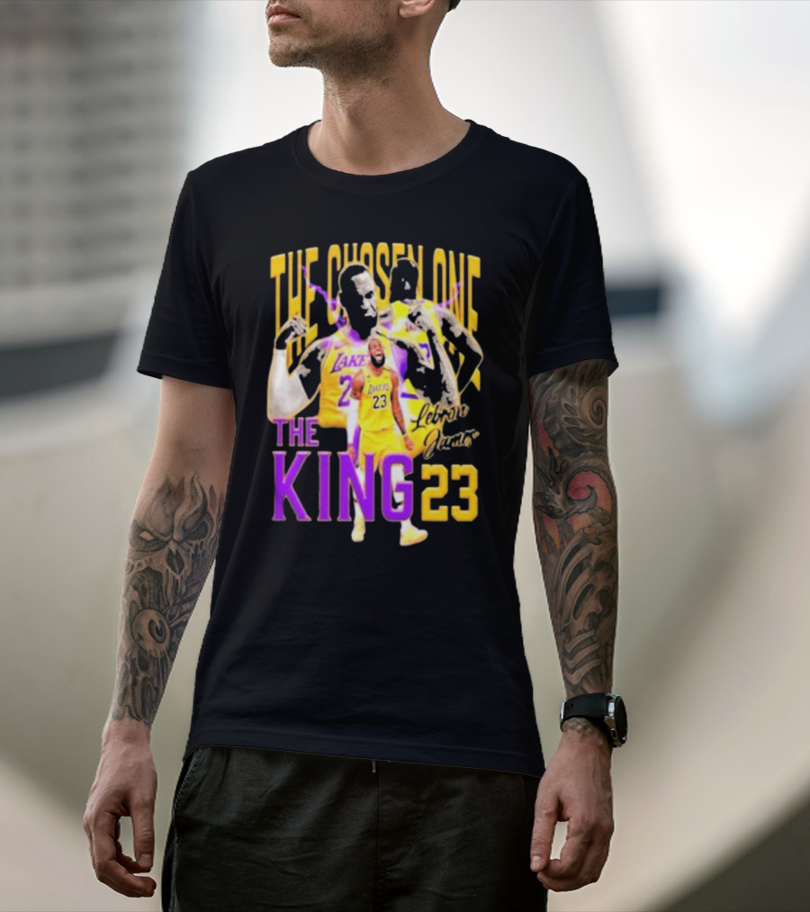 The Chosen One The King 23 LeBron James Lakers T-Shirt