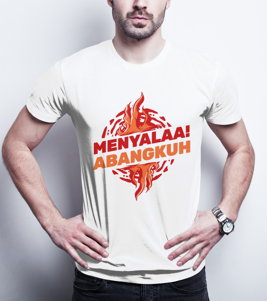 MENYALAA ABANGKUH Flame T-Shirt