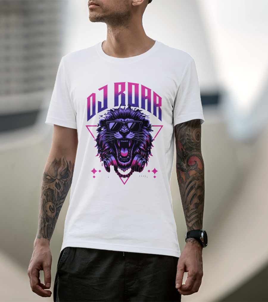 DJ Roar Lion Head HTTL Apparal T-Shirt
