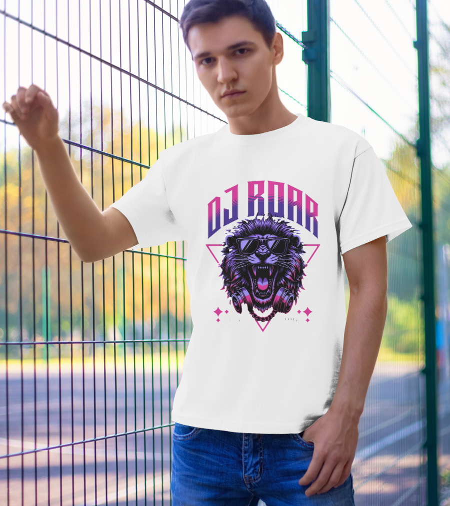 DJ Roar Lion Head HTTL Apparal T-Shirt