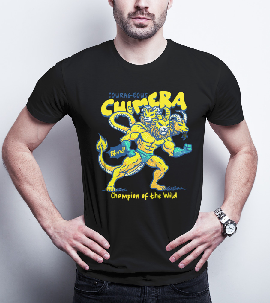 Courageous Chimera Champion Of The Wild Blend T-Shirt