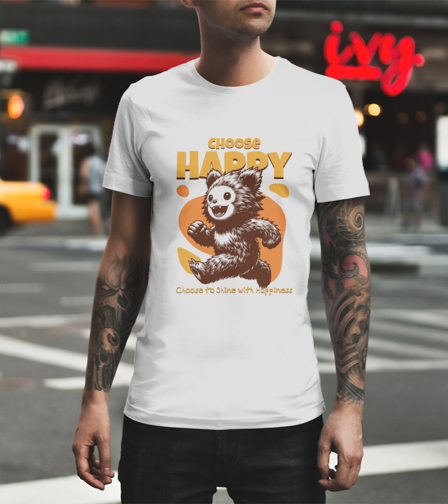 Choose Happy Choose To Shine With Happiness T-Shirt
