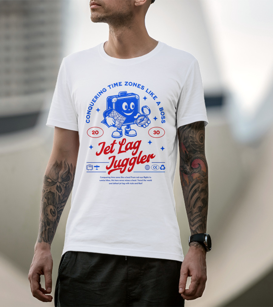 Jet Lag Juggler Conquering Time Zones Like A Boss T-Shirt