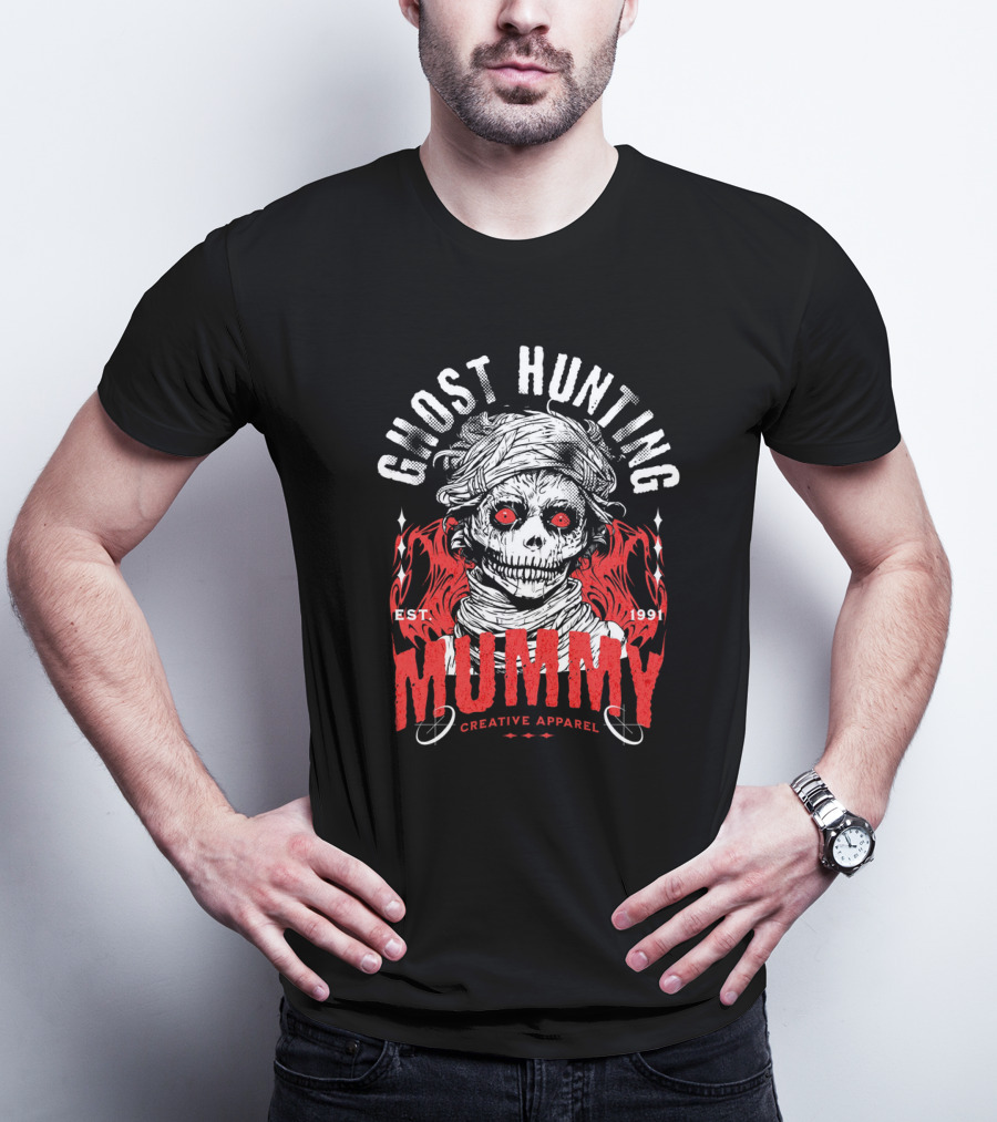 GHOST HUNTING MUMMY EST. 1991 CREATIVE T-Shirt