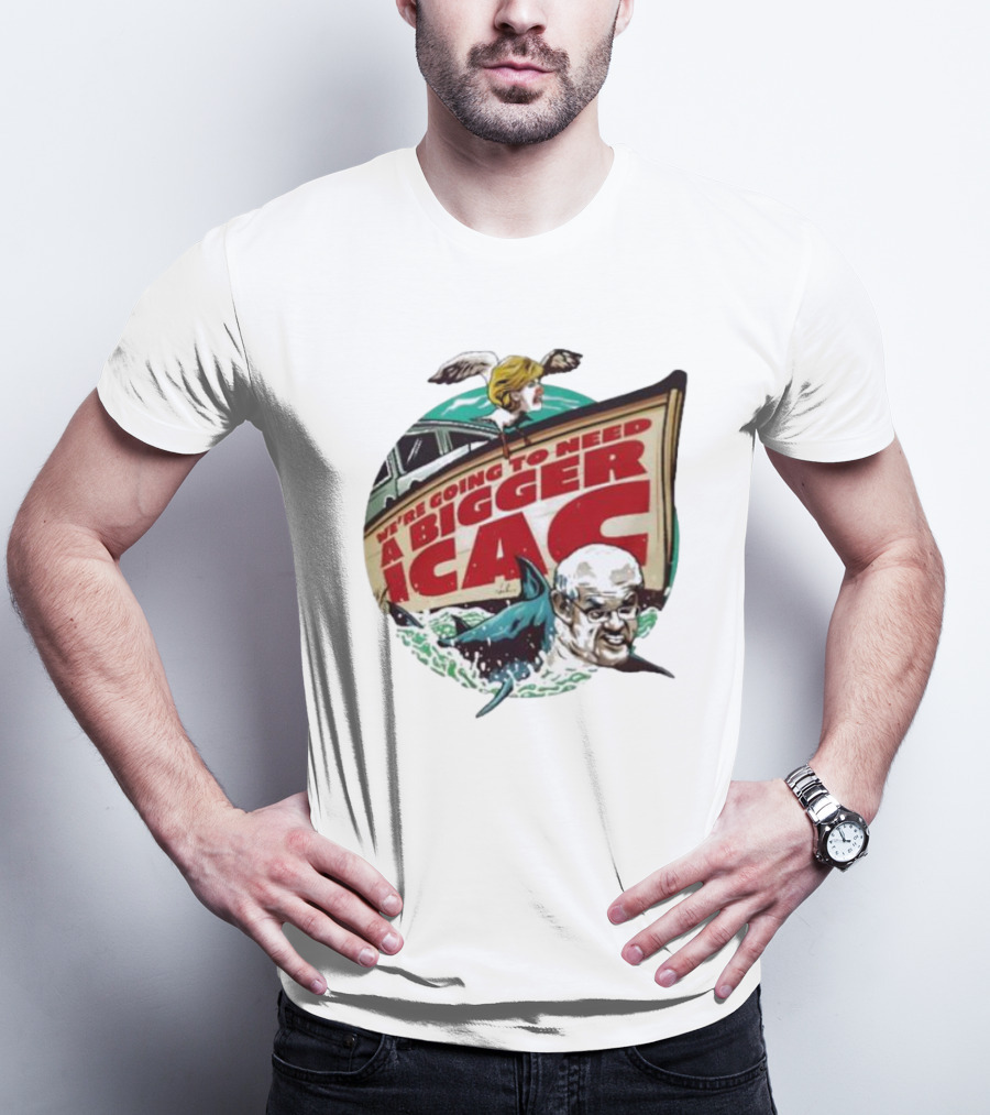 Van Badham We’re Going To Need A Bigger ICAC Political Satire With Shark And Boat T-Shirt