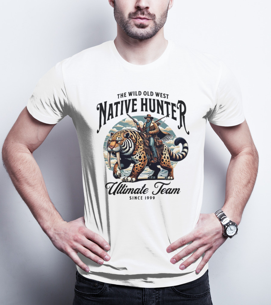 The Wild Old West Native Hunter Ultimate Team Since 1999 T-Shirt