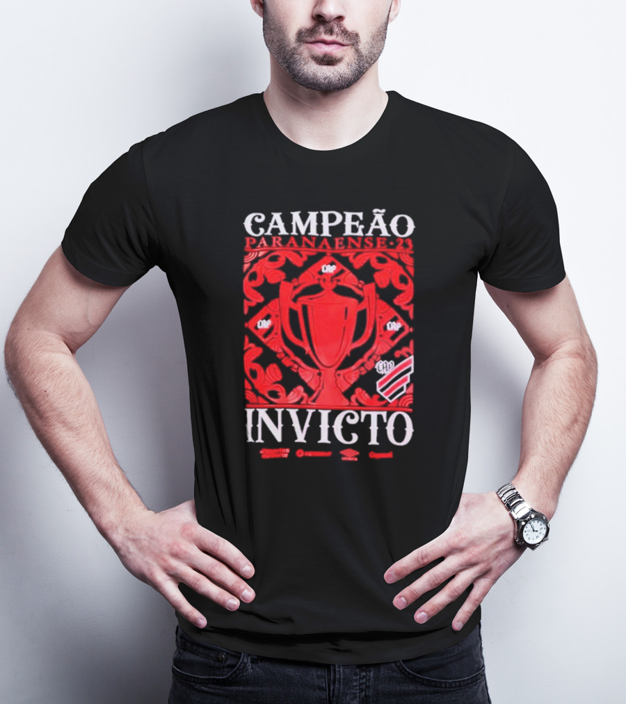 Campeão Paranaense 23 Invicto CAP Trophies And Emblems T-Shirt