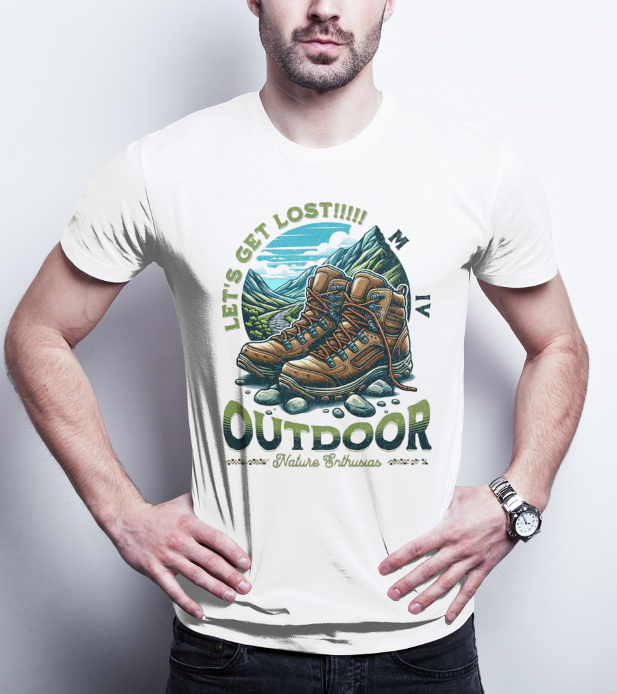 LET'S GET LOST OUTDOOR NATURE ENTHUSIAST T-Shirt