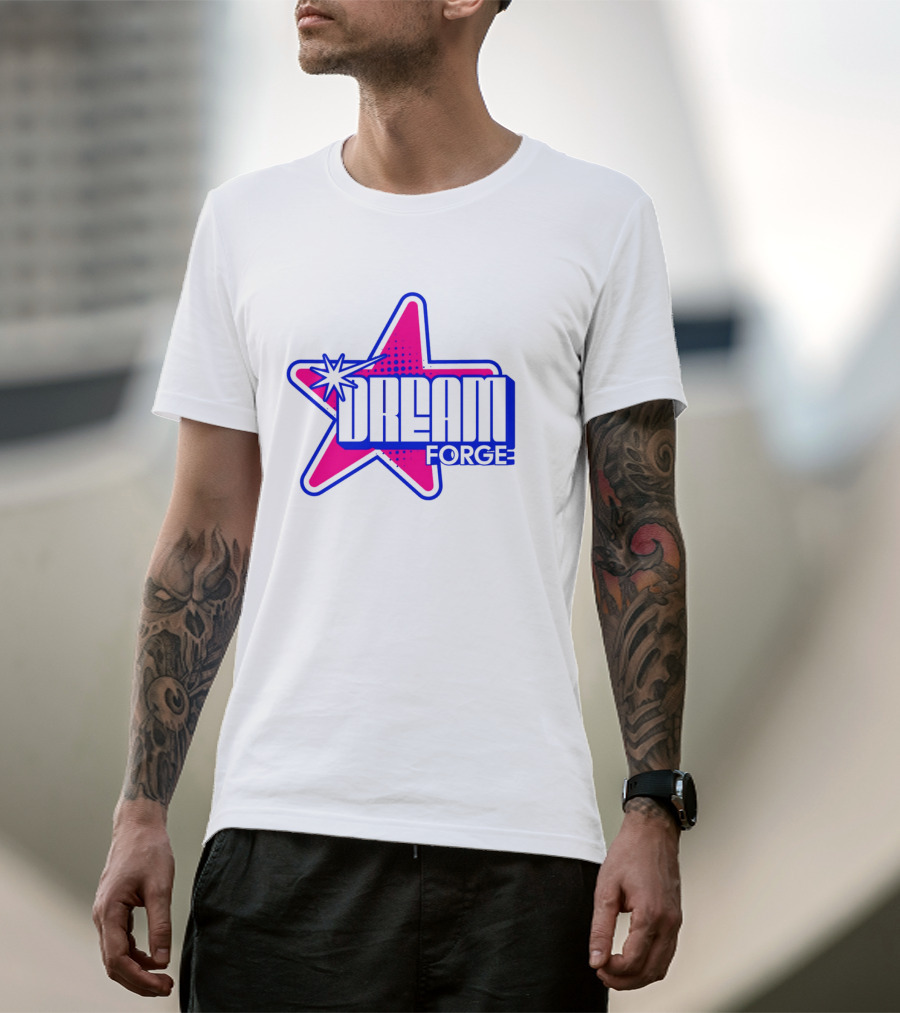 Dream Forge Star Bright Neon Retro T-Shirt