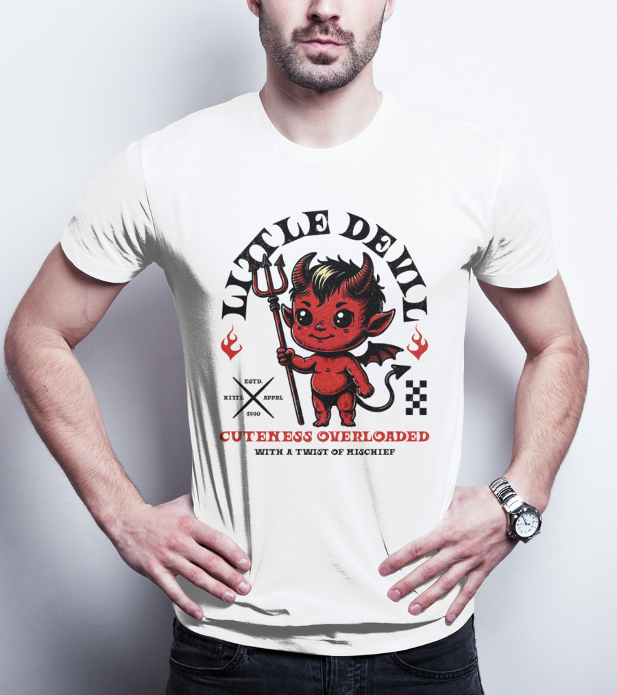 Little Devil Cuteness Overloaded With A Twist Of Mischief T-Shirt